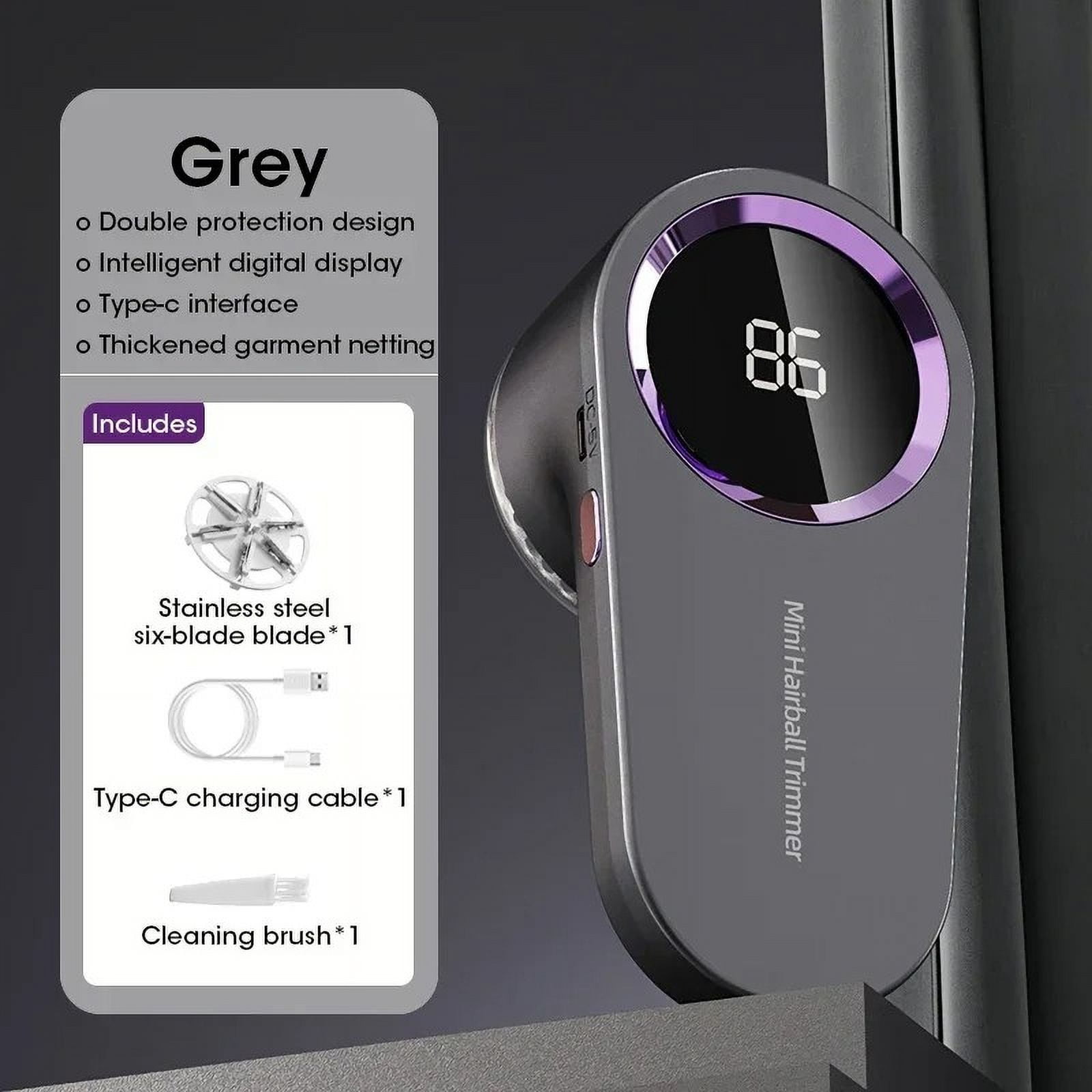 SPRING Highly Efficient Portable Electric Lint Remover with LED Display ...