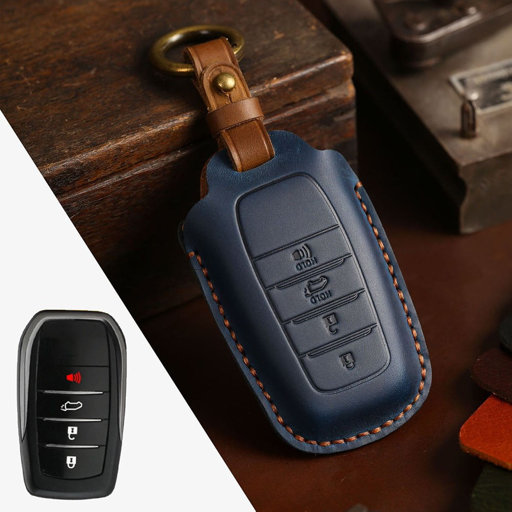 SPRING Leather Car Remote Key Cover Case Fob Shell Skin for Toyota for ...