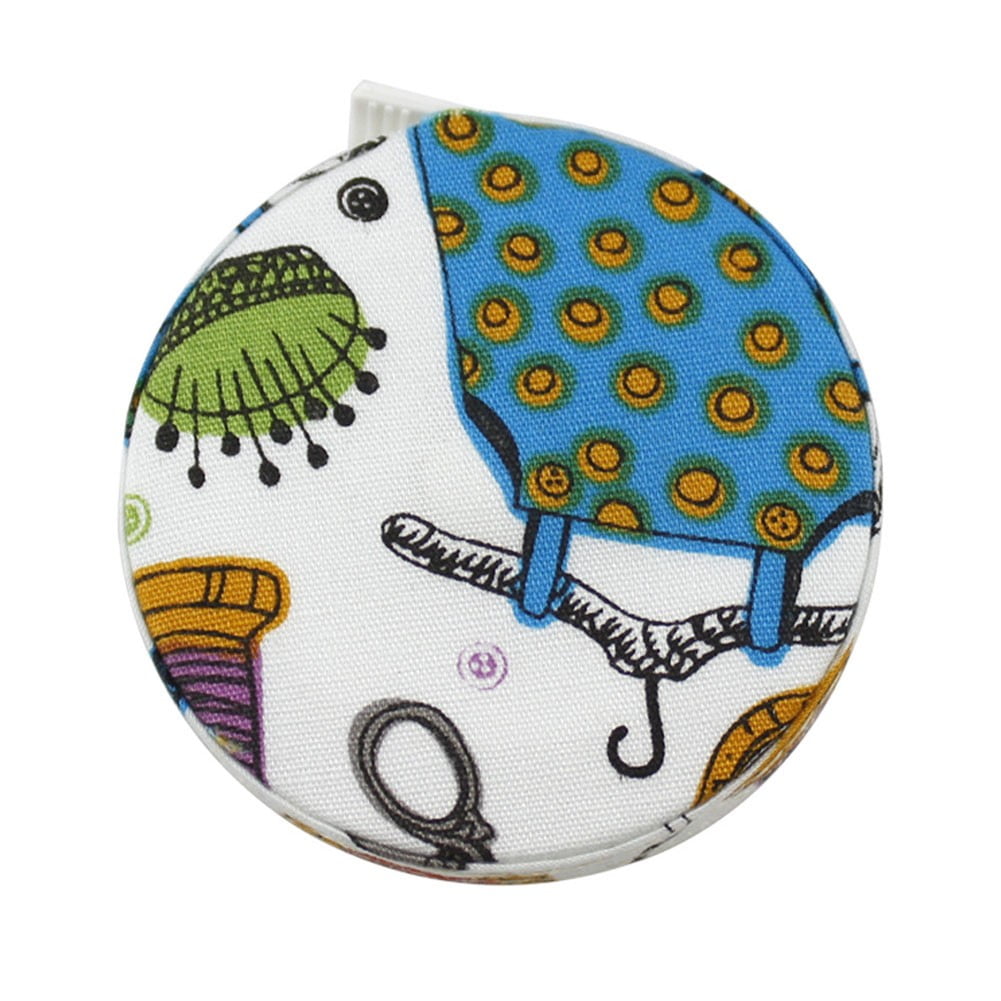 SPRING Mini Retractable Portable Ruler Tape Measure Fabric Covered ...