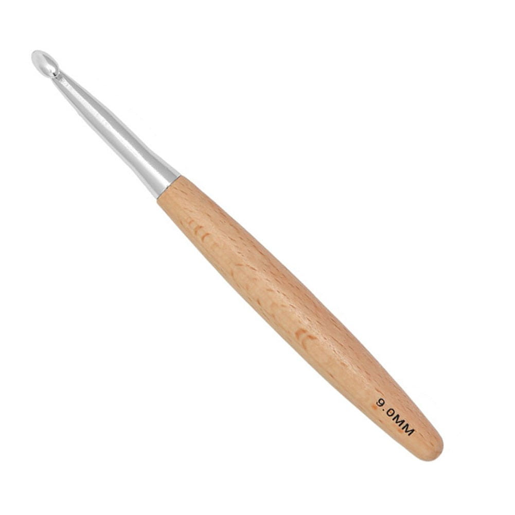 SPRING New Crochet Hook 3-12mm Wooden Stainless Steel Crochet Needles ...