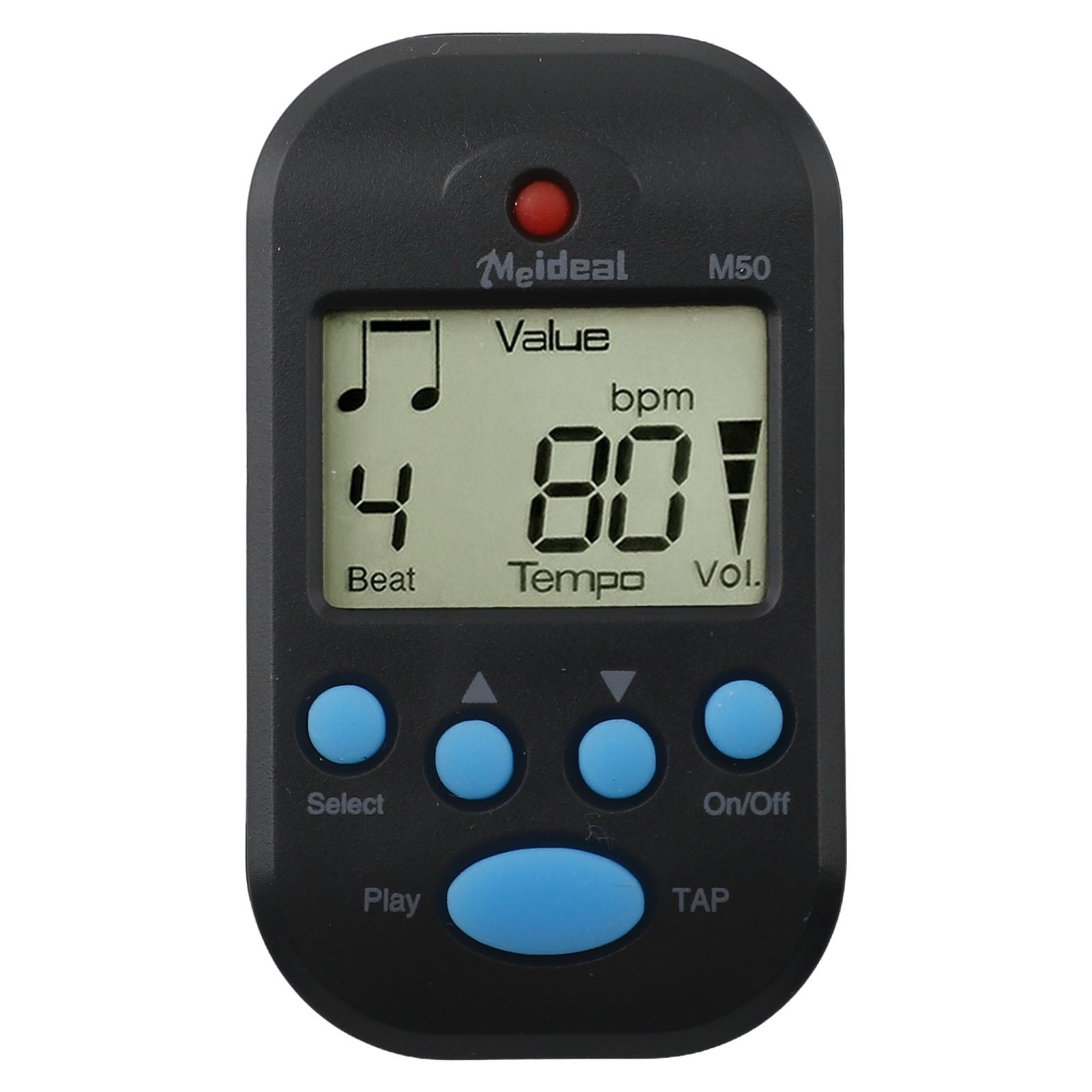 SPRING New M50 Mini Metronome Professional Clip-on LCD Digital Rhythm ...