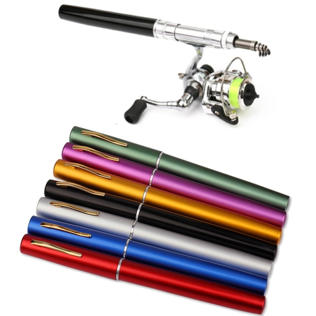 SPRING PARK 1.4M Collapsible Fishing Rod Combos with Telescopic Fishing ...