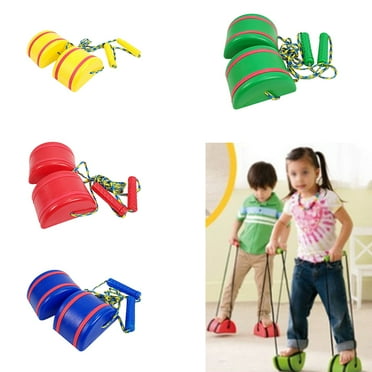 Cup Walking Stilts – Childrens Walking Toy with Adjustable Rope for ...