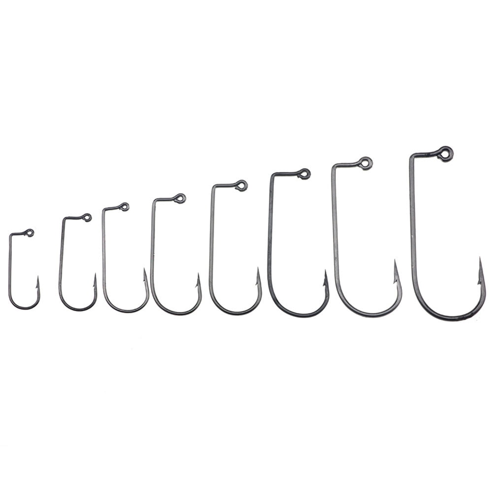 SPRING PARK 100Pcs 90 Degree Beak Fishing Hooks,Stainless Steel Extra ...