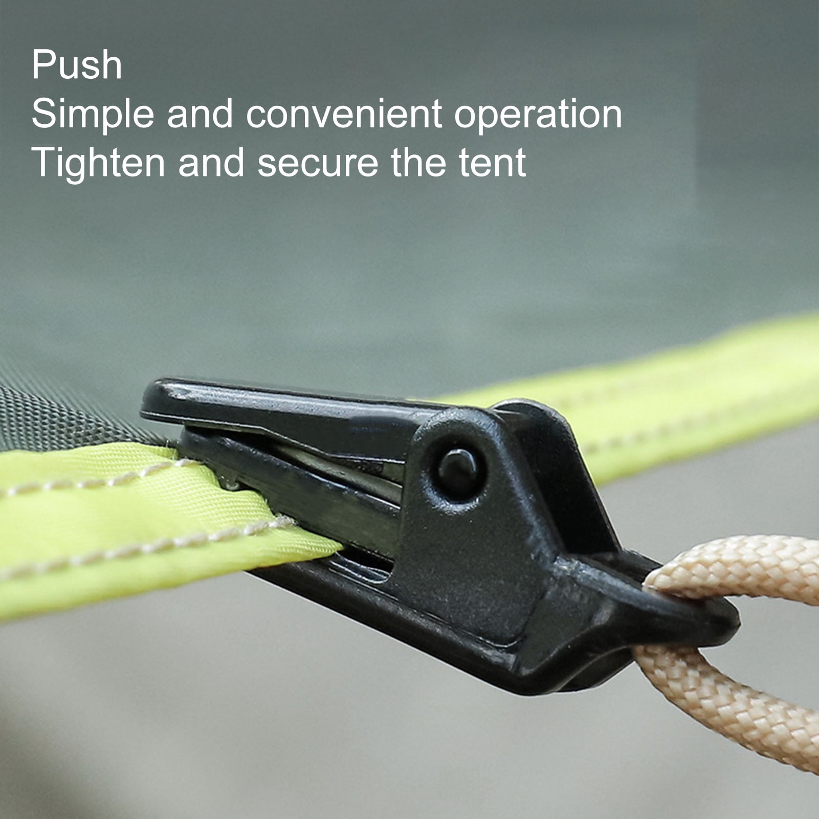 SPRING PARK 10Pcs Tarp Clips, Heavy Duty Lock Grip, Shark Tent ...