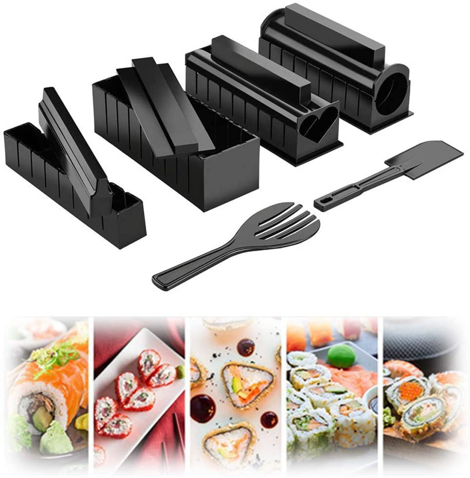 SPRING PARK 11Pcs DIY Sushi Maker Kit , Sushi Making Kit for Beginners ...