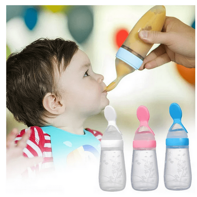 SPRING PARK 125ml Food Feeder Baby Fruit Squeeze Feeder Pacifier ...