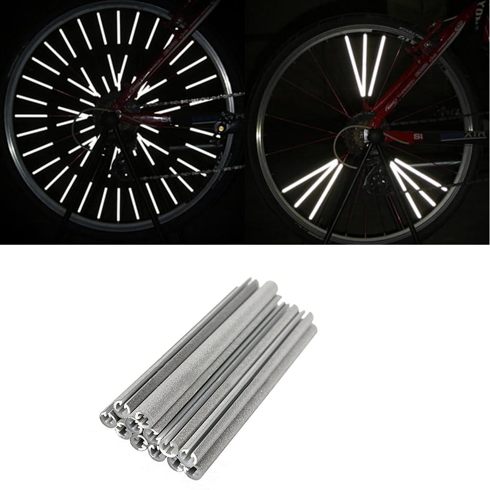 SPRING PARK 12Pcs Bicycle Spokes Reflectors Bike Wheel Tube Rim ...