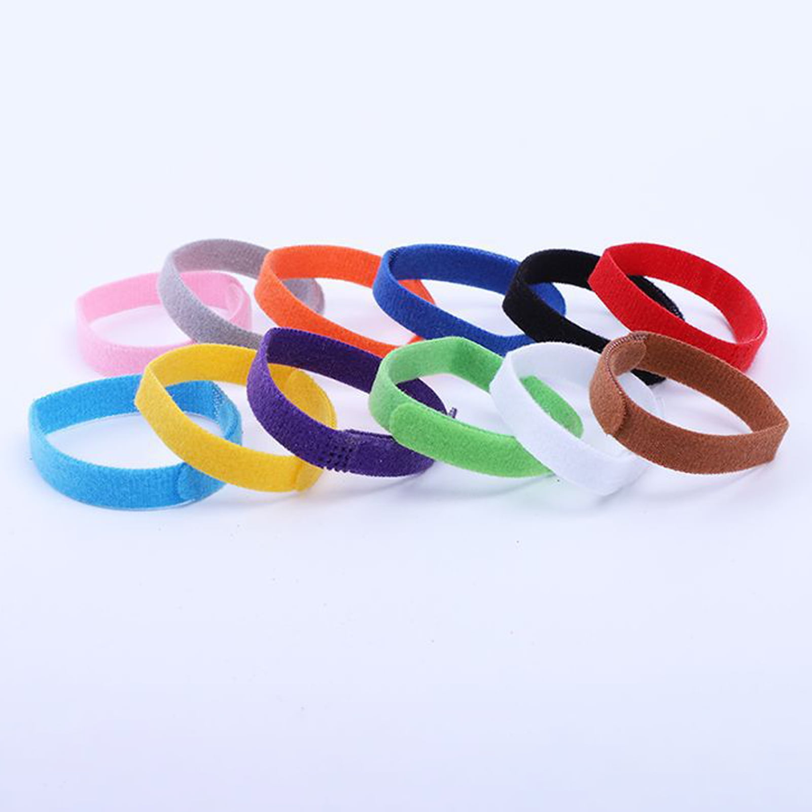 SPRING PARK 12Pcs/Set Puppy ID Collars Whelping Dog Band Newborn Soft ...