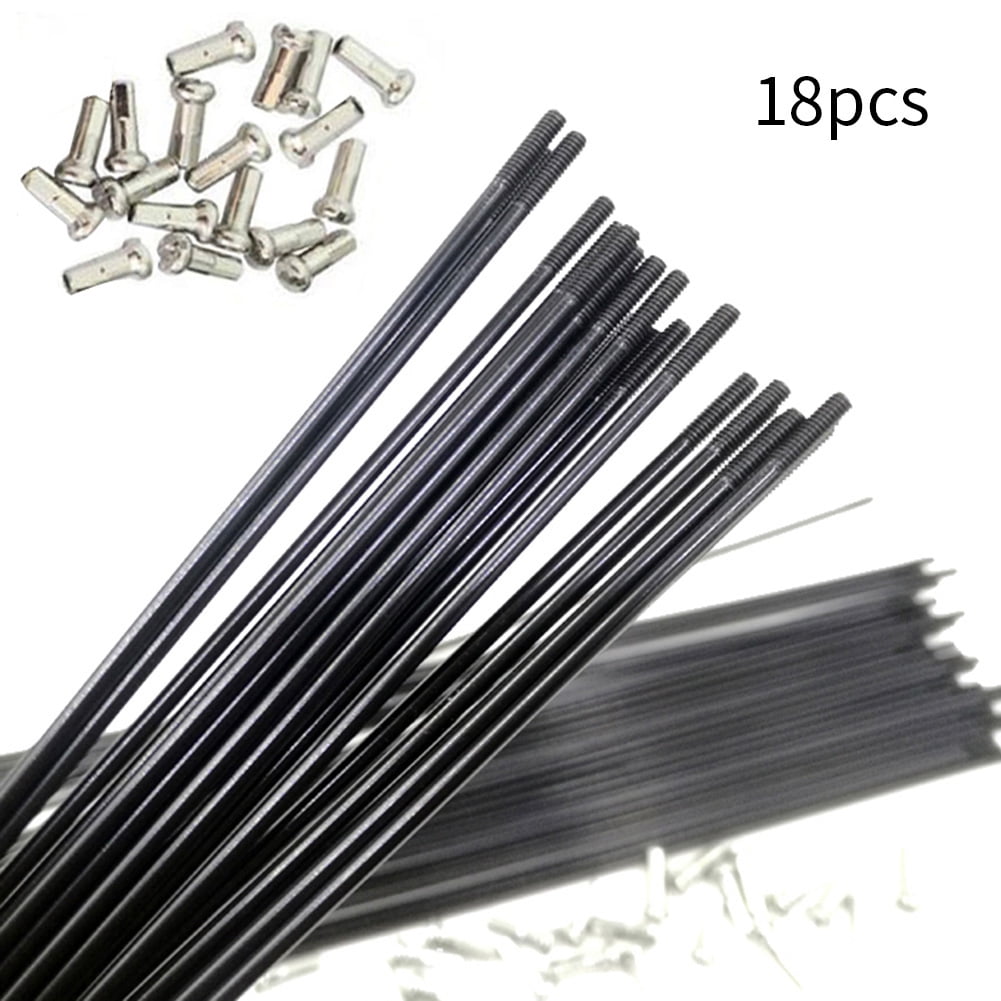 SPRING PARK 18Pcs Steel Spokes Mountain Bike Spokes MTB 251mm-269mm ...