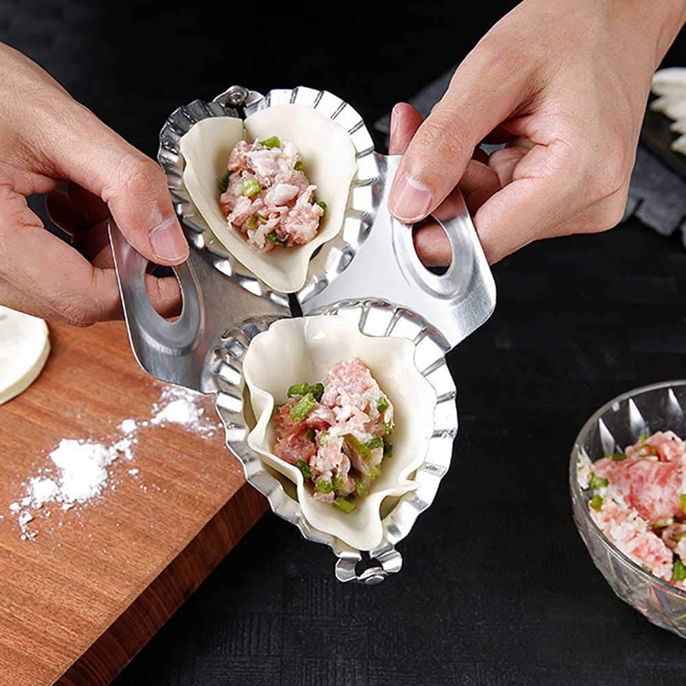 SPRING PARK 1Pcs Stainless Steel Fast Double Dumpling MakerTool,Best ...