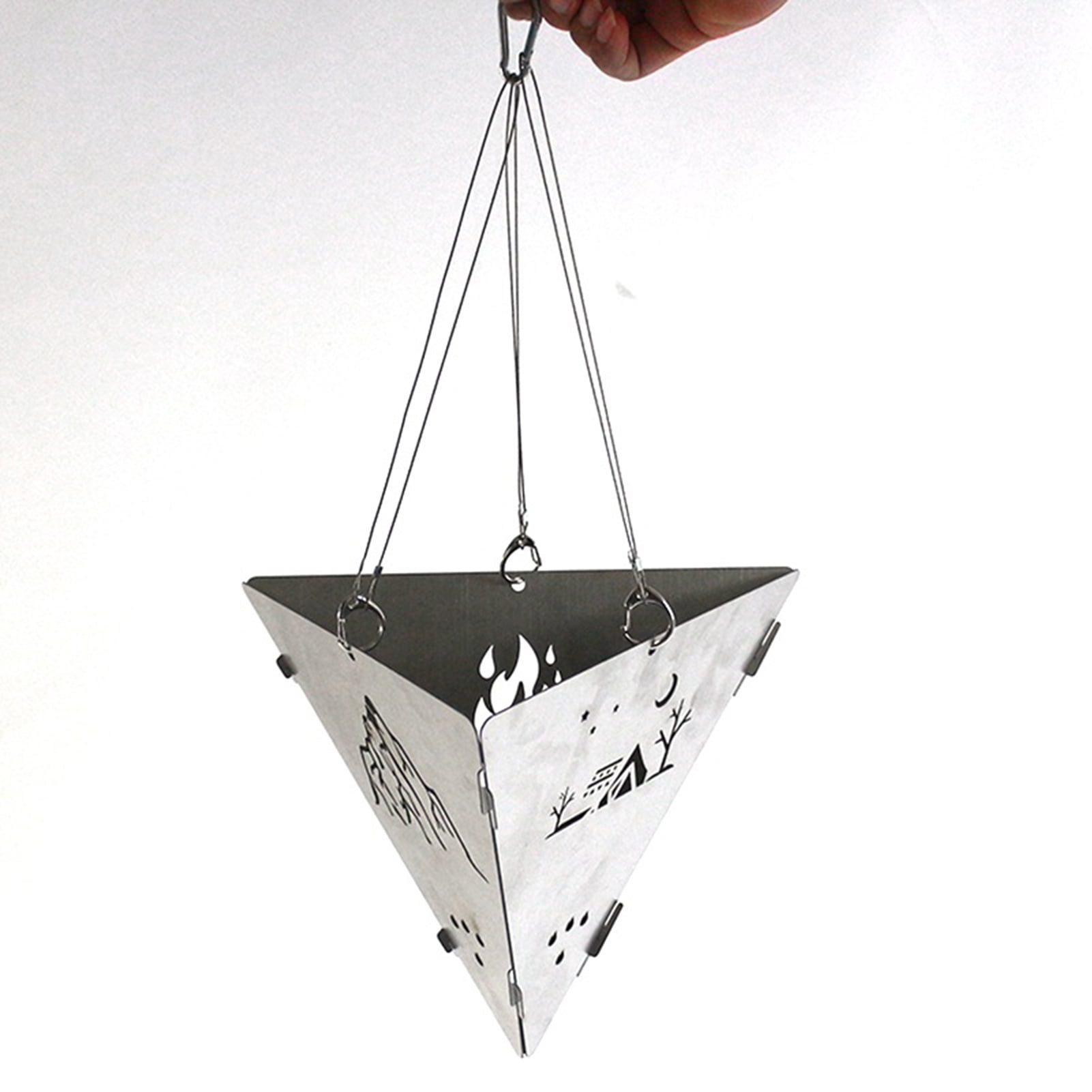 SPRING PARK 1Set Triangle Camping Stove Ultralight Backpacking Stove ...