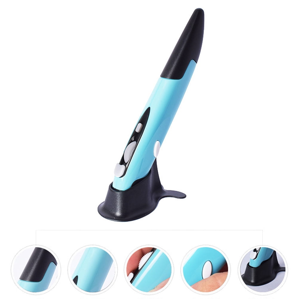 SPRING PARK 2.4GHz Wireless Optical Pen Mouse Adjustable Optical ...