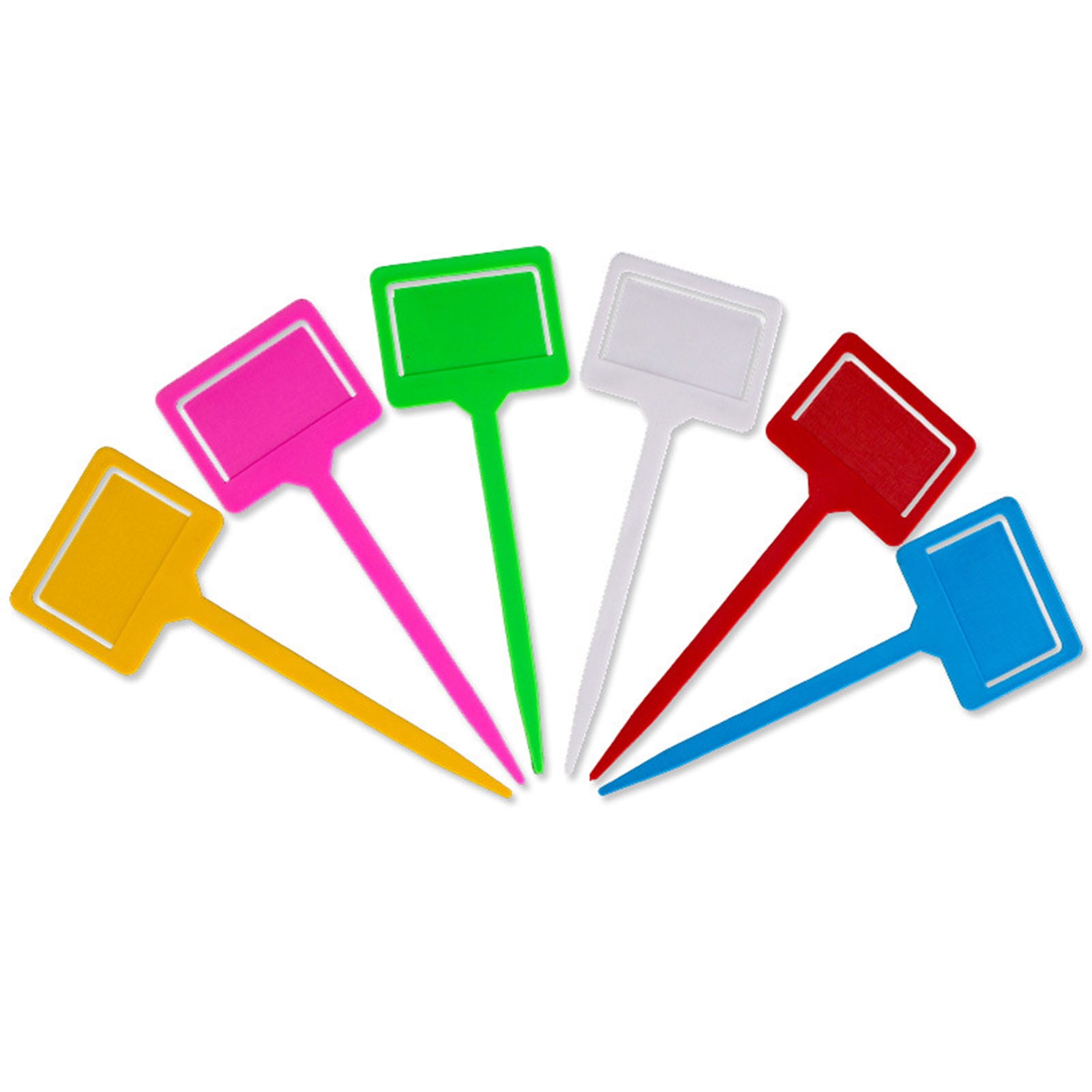 SPRING PARK 20Pcs Plant Labels, T-Type Tags Waterproof Re-Usable ...