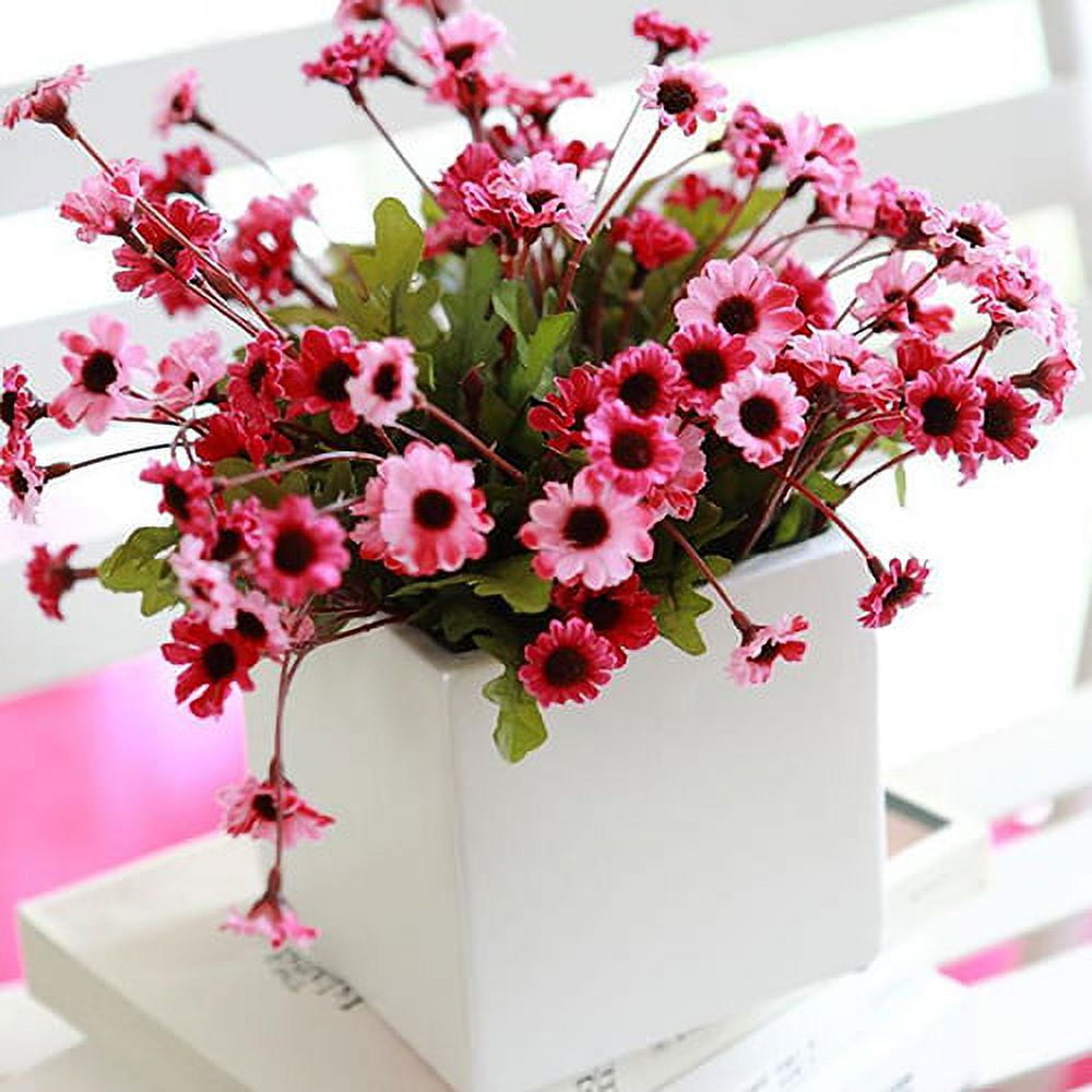 SPRING PARK 24 Heads 1 Piece Artificial Mini Daisy Flowers Bouquets ...