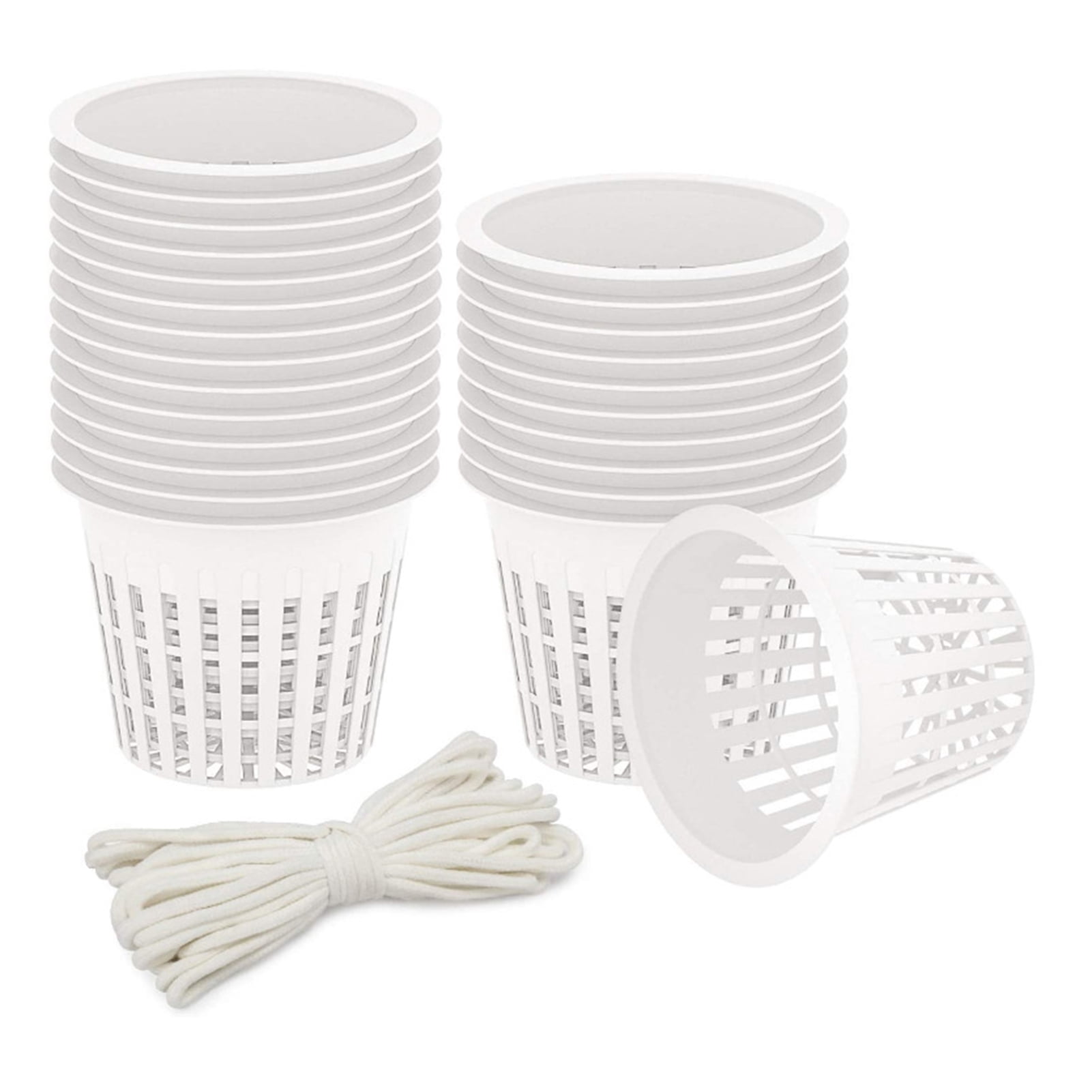SPRING PARK 26Pcs/Set Hydroponic Cups, Net Pots Cups with Self-Watering ...