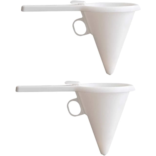 SPRING PARK 2Pcs Adjustable Chocolate Cream Funnel Hand-held Candy ...