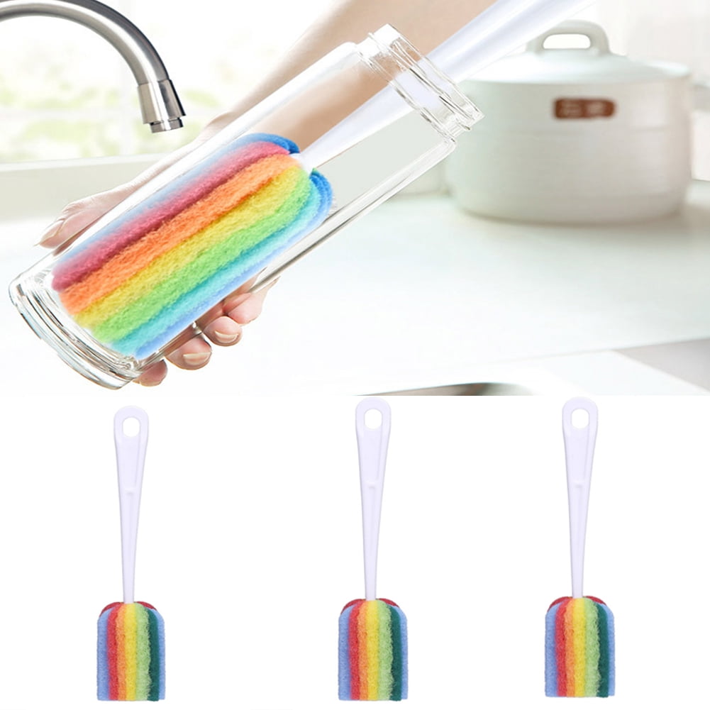 SPRING PARK 3PCS Soft Hanging Sponge Cleaning Brush Cleaner with Long ...