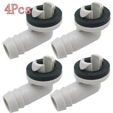 Air Conditioner Drain Connector 4PCS 3/5 Inch AC Drain Hose Elbow ...
