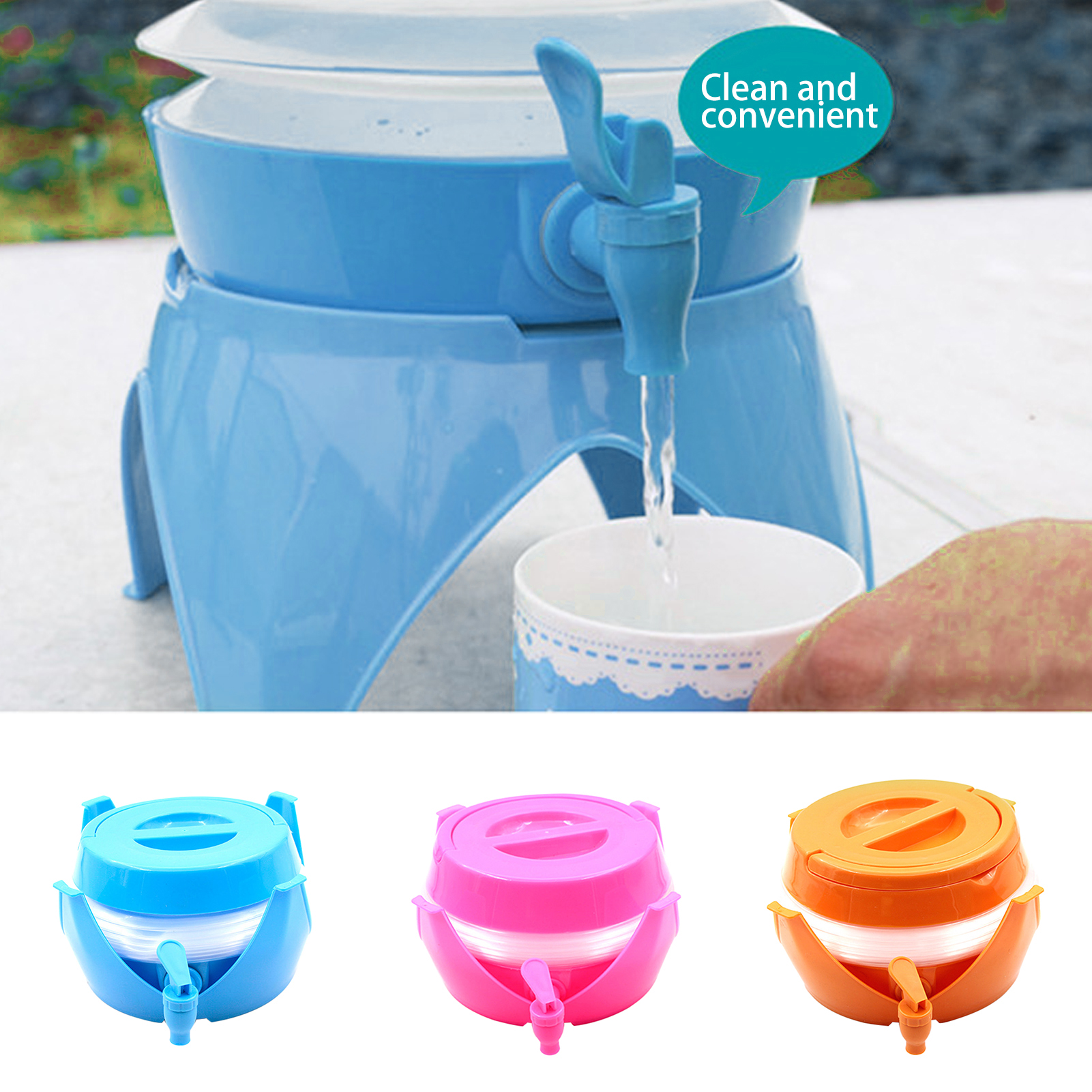 SPRING PARK 5.5L/7.5L Collapsible Water Container, Retractable ...
