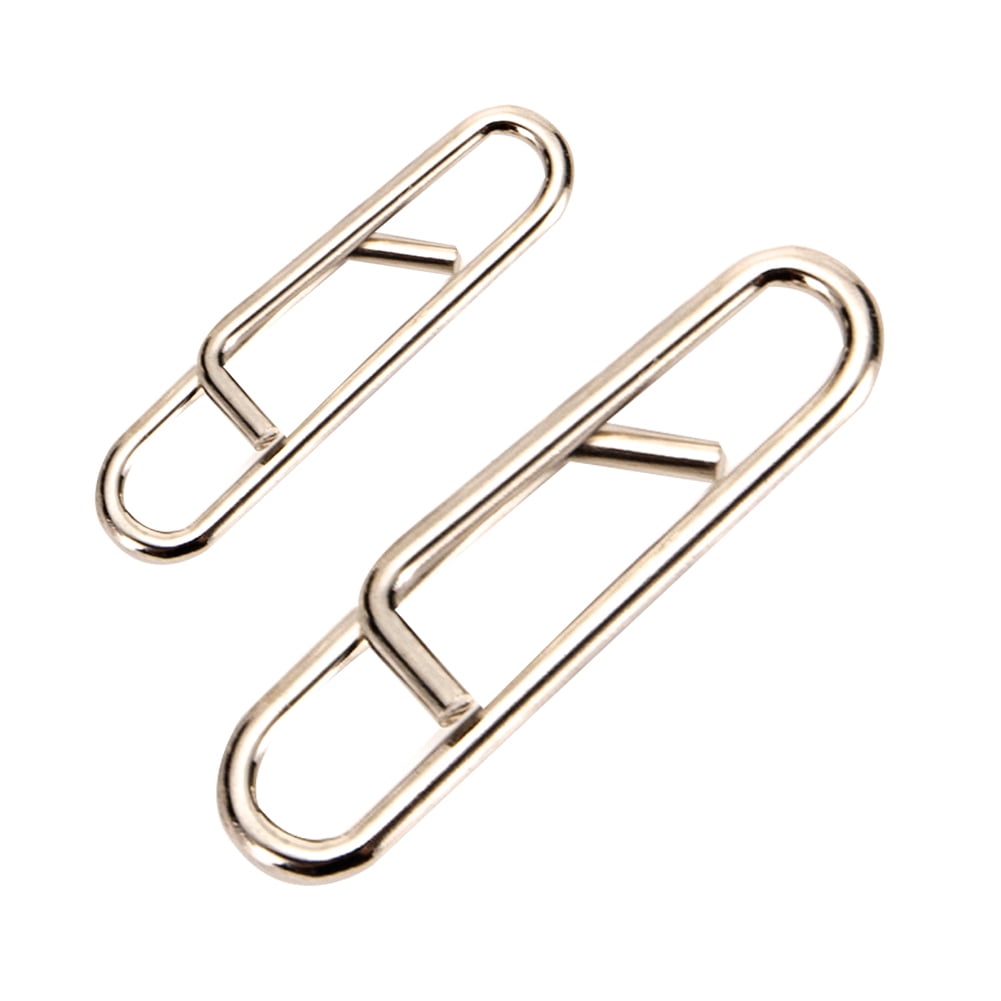 SPRING PARK 50 PCS Power Clips Fishing Stainless Steel Strength Fast ...