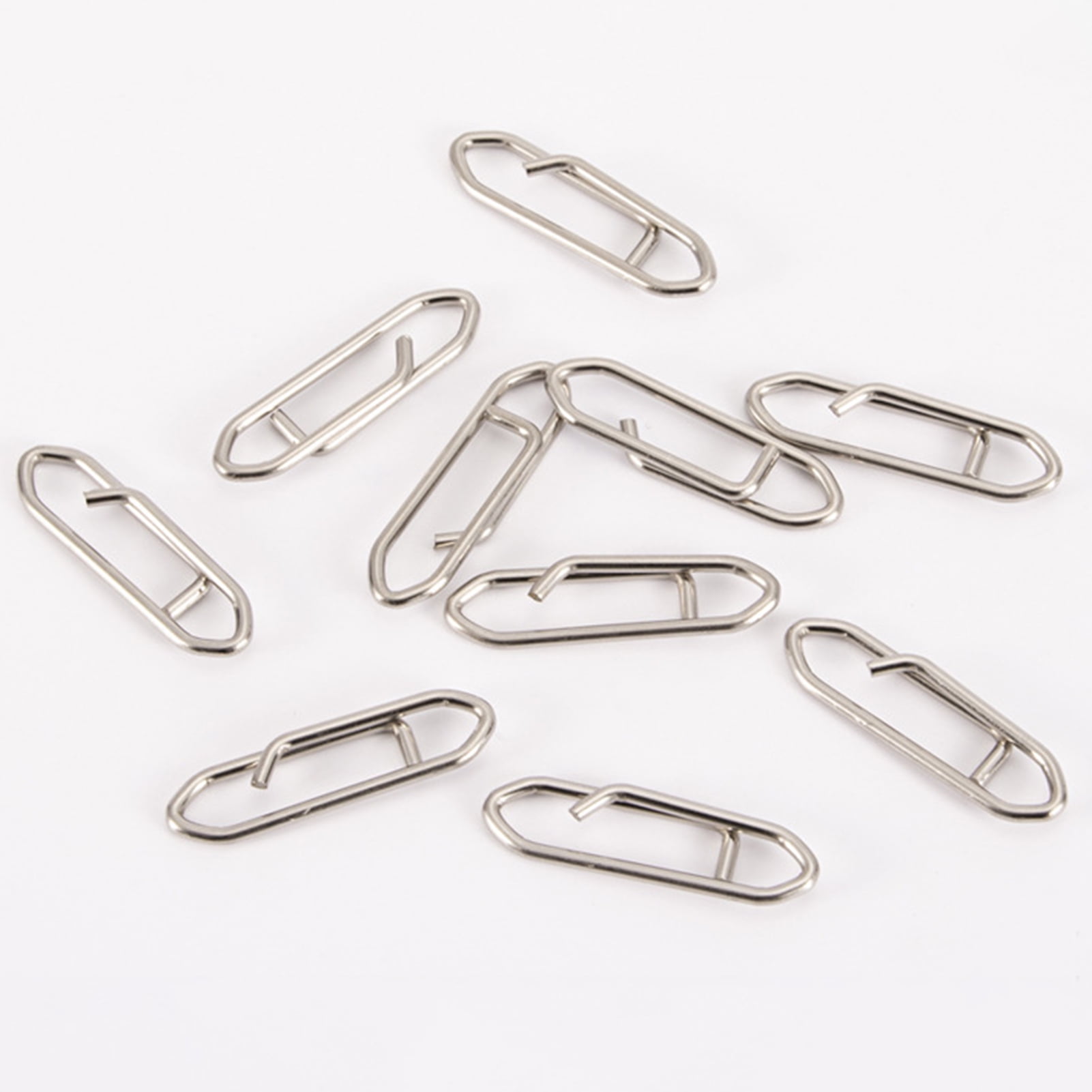 SPRING PARK 50Pcs Clips Fishing Speed Clips, Stainless Steel Practical ...