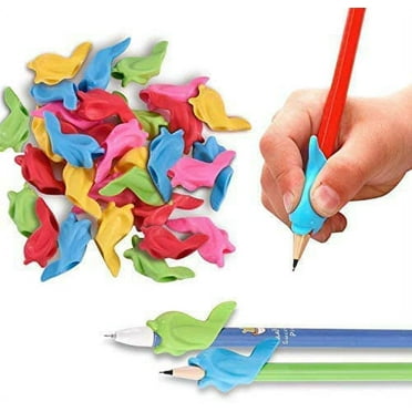 BAZIC Pencil Grip Soft Foam Pen Grip, Assorted Color (8/Pack), 2-Packs ...