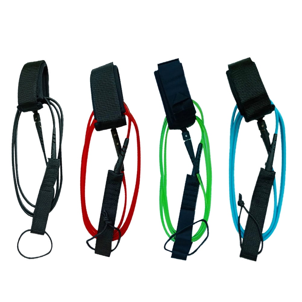 SPRING PARK 6 Feet 5.5mm Surfboard Leash Premium Surf Leash TPU Nylon ...