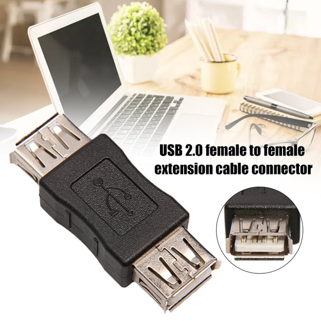 SPRING PARK Adapter Female to Female Extension PVC USB 2.0 Standard ...