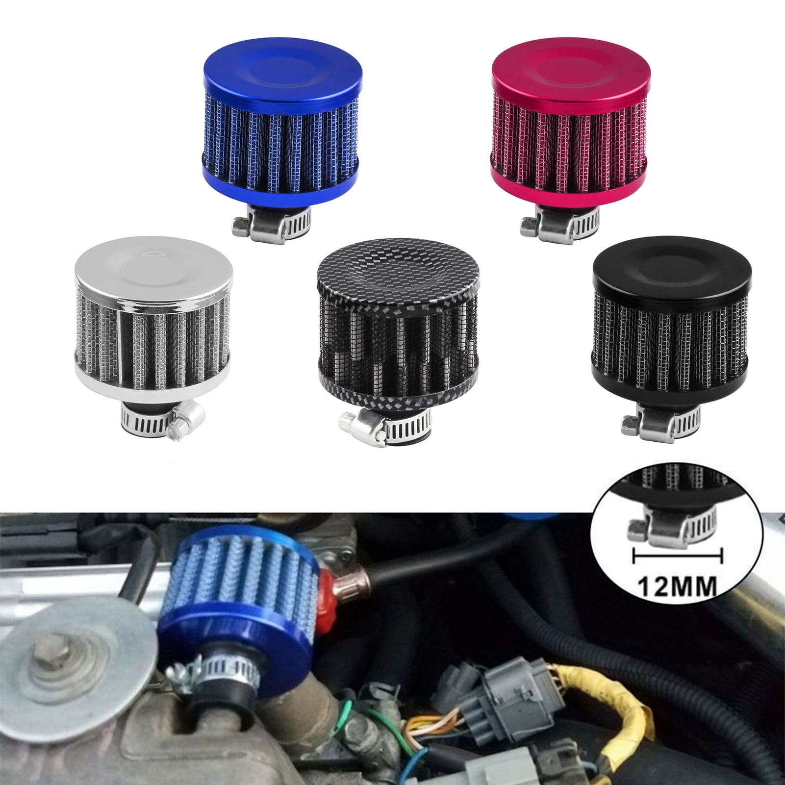 SPRING PARK Air Filter Modification 12mm Universal Small Mushroom Head ...