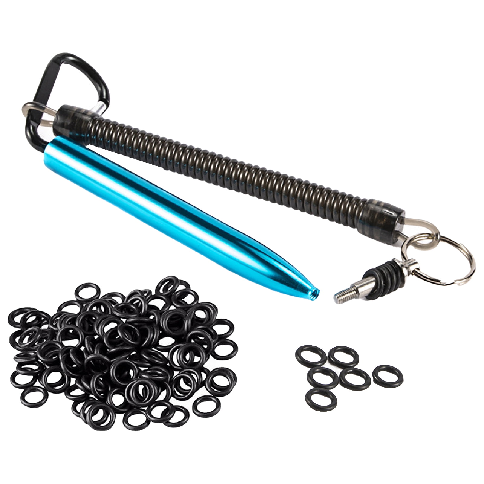 SPRING PARK Anti-lost Wear-resistant Worm Rig Tool and 100 PCS Worm O ...