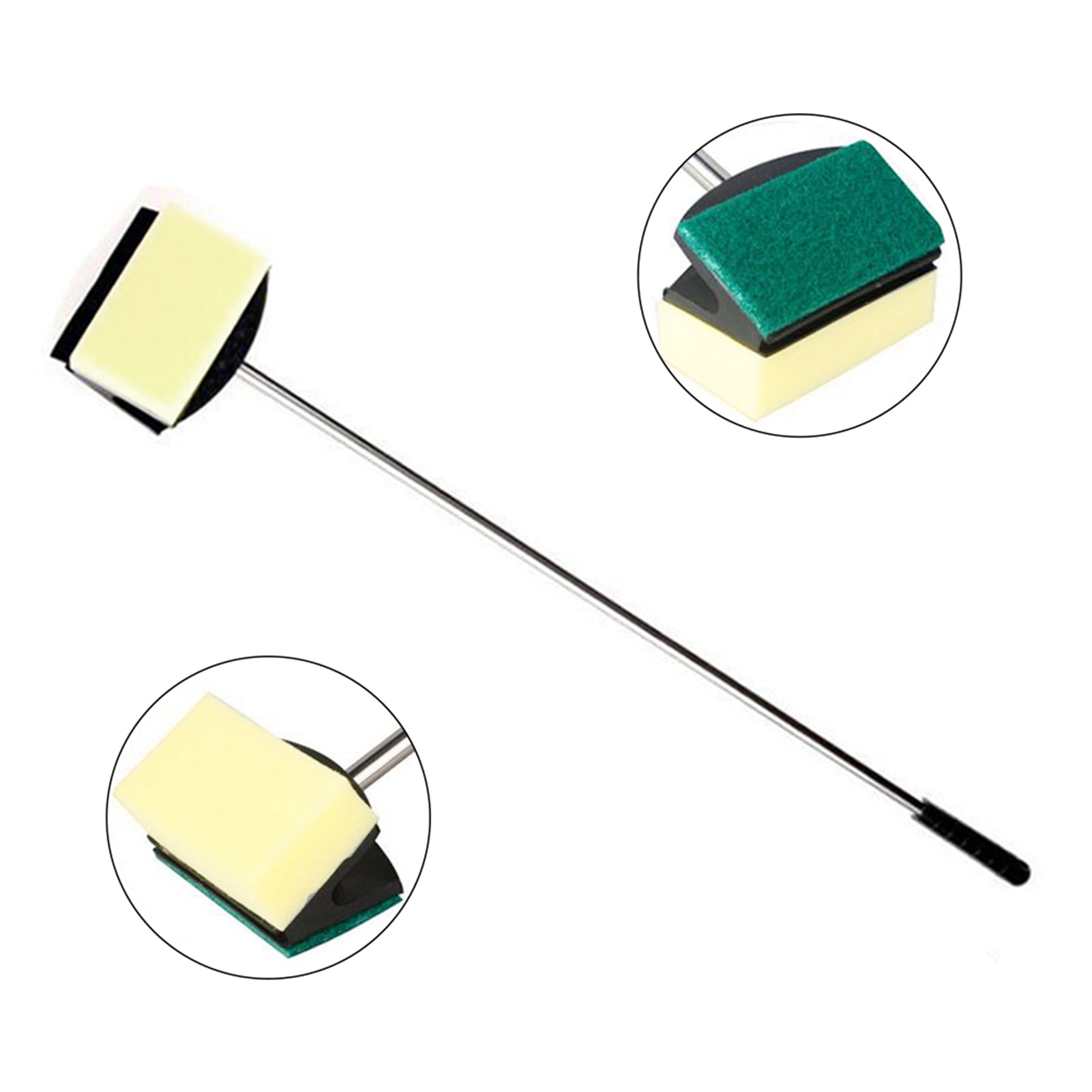 SPRING PARK Aquarium Algae Scraper Double Sided Sponge Brush Cleaner ...