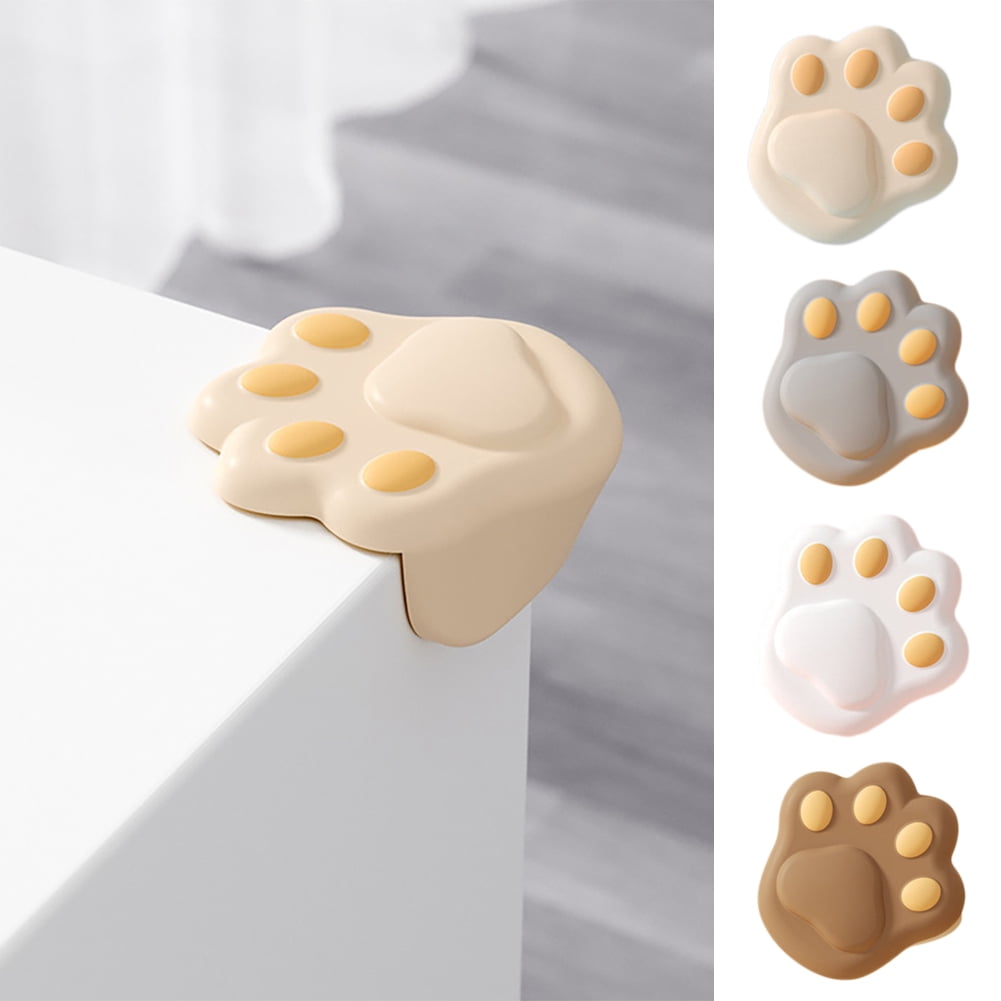 SPRING PARK Baby Proofing Cat Paw Table Corner Guards Self Corner Guard ...