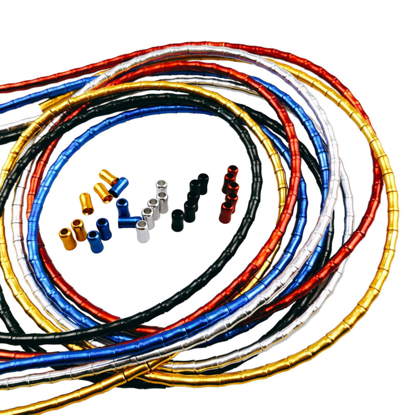 SPRING PARK Bicycle CNC Brake Shift Cable Set Aluminum Alloy Links MTB ...