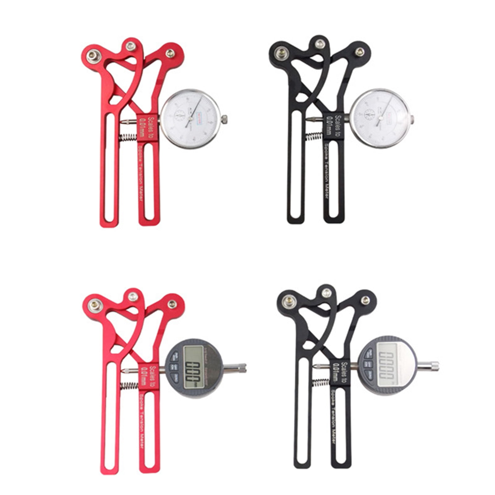 SPRING PARK Bicycle Spoke Tension Meter Precision Wheel Spokes Tension ...