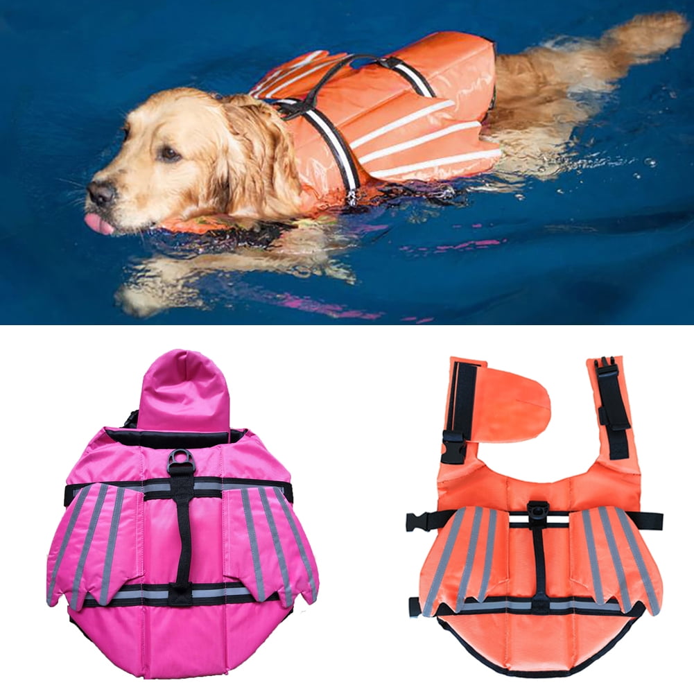 SPRING PARK Breathable Dog Life Jacket Reflective Design Life Vest for ...