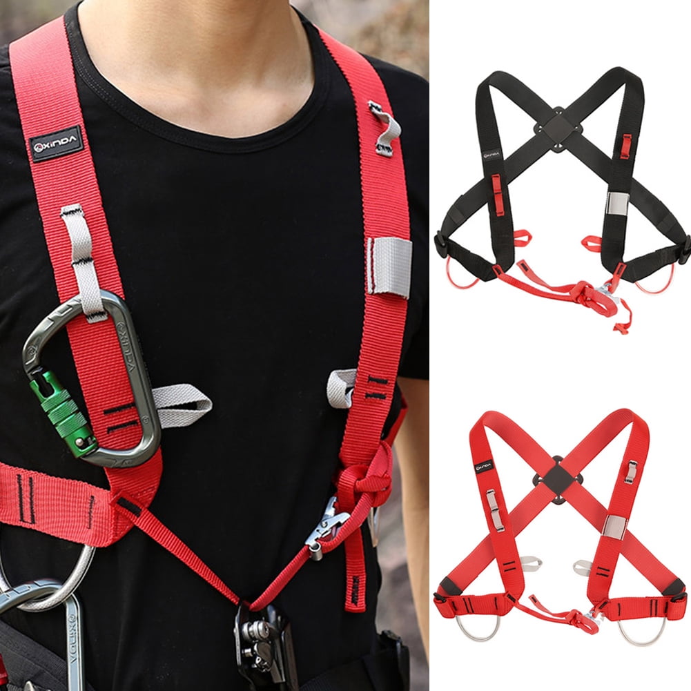 SPRING PARK Chest Shoulder Girdles Safety Adjustable Harness Ascending ...