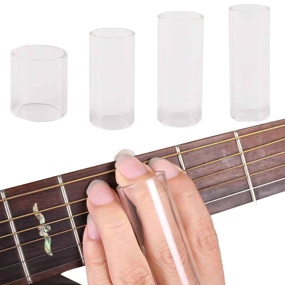 SPRING PARK Comfortable Glass Guitar Slide Finger Slider Guitar ...