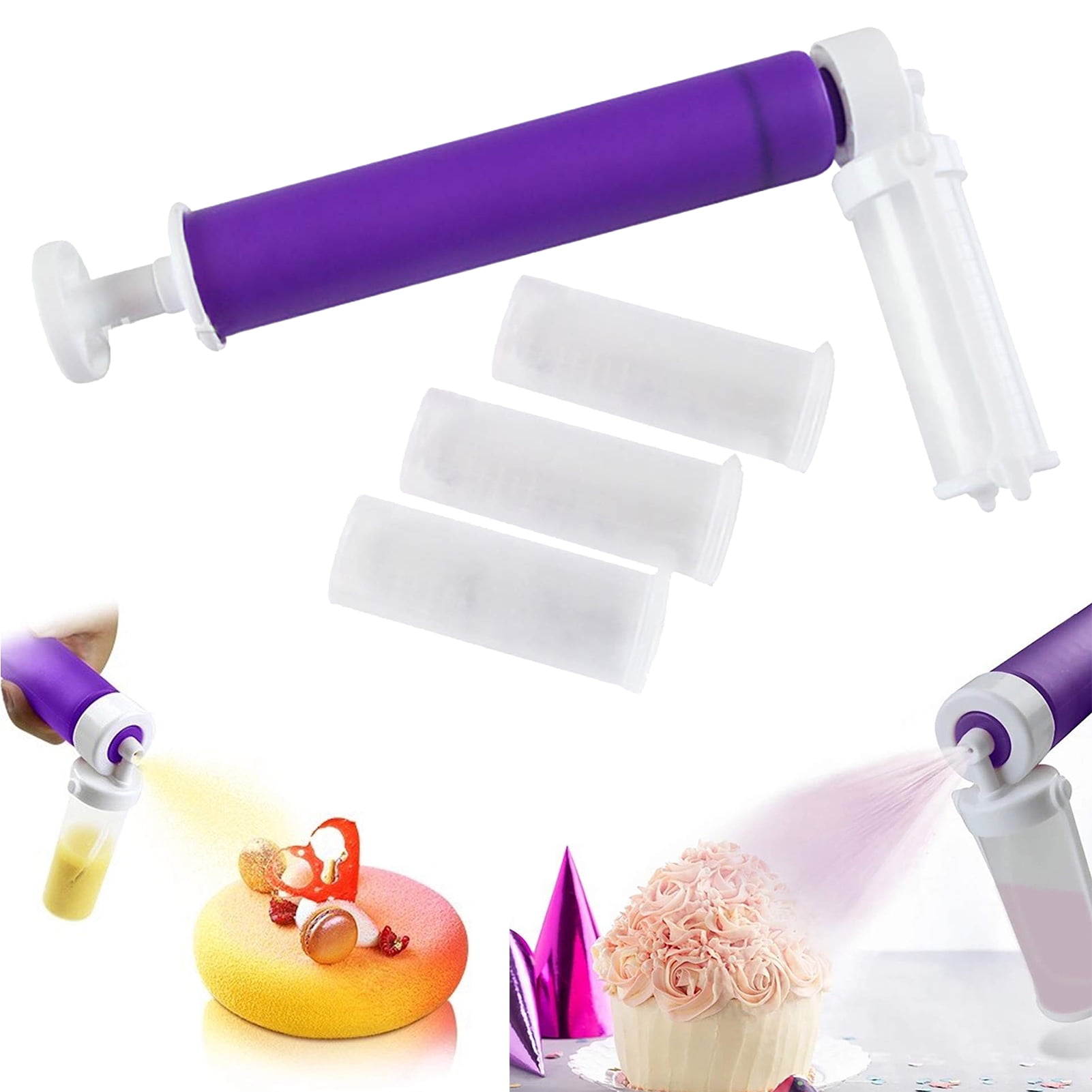 SPRING PARK Dessert Decorator Plus Cake Decorating Tool, Cake Icing ...
