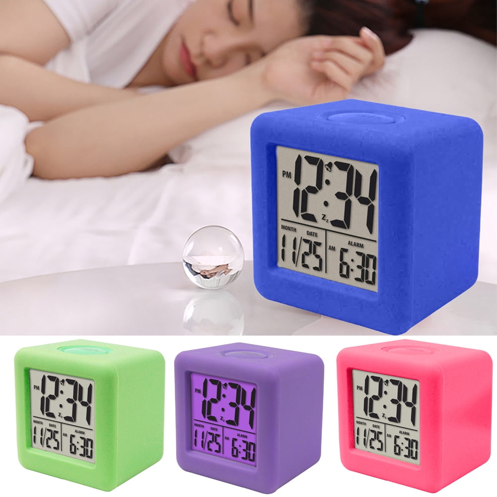 SPRING PARK Digital Shock-proof Alarm Clock Silicone LED Light ...