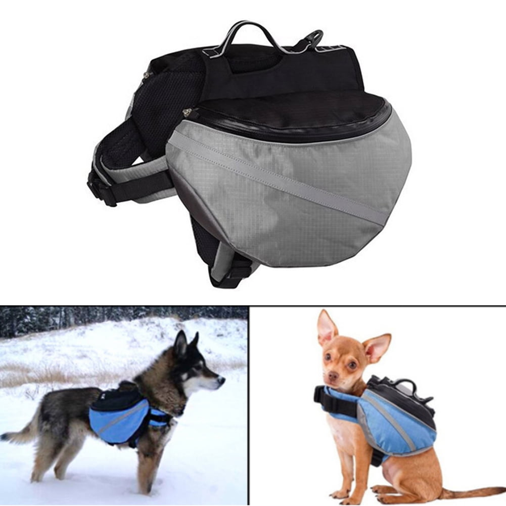 SPRING PARK Dog Backpack for Hiking Compact Dog Saddlebag for Dogs ...