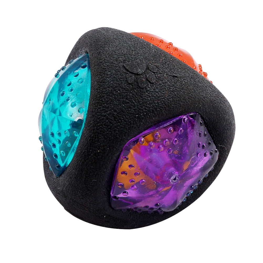 SPRING PARK Dog Puppy LED Light Up Ball, Bounce-Activated, Sound Fun ...