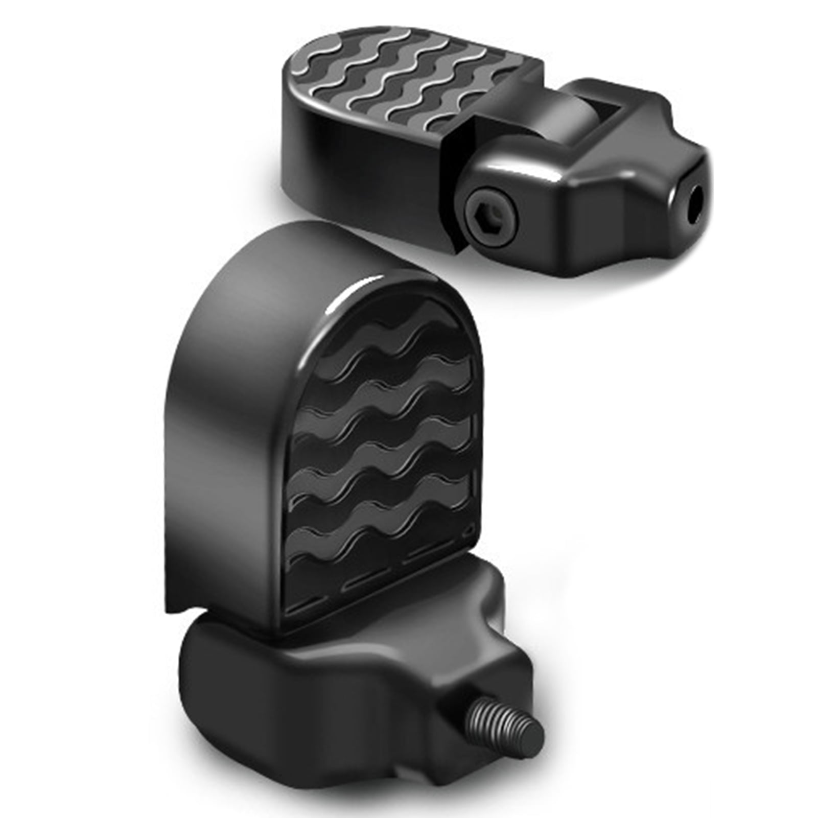 SPRING PARK Electric Bike Rear Pedals, Aluminium Alloy Folding Bike ...