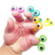 RI Novelty Dozen Set Instant Finger Eye Puppets, Party Favor Accessory ...