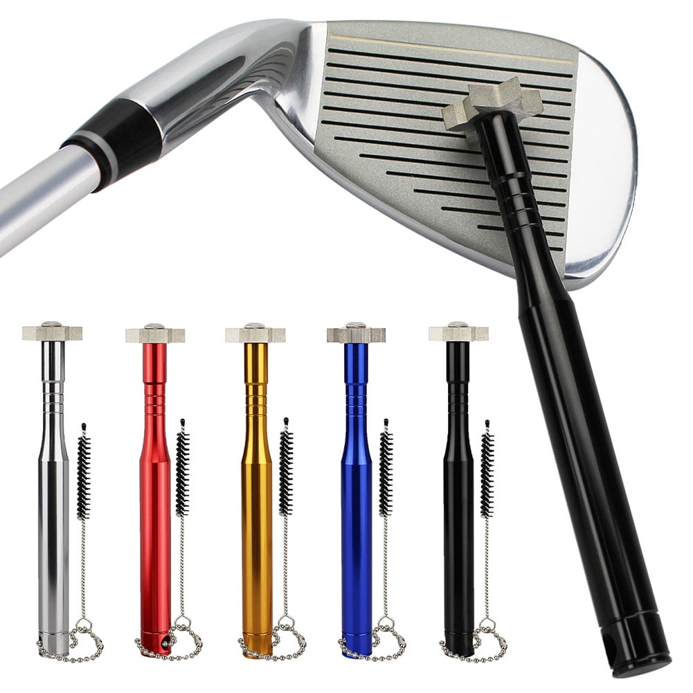 SPRING PARK Golf Sharpener and Brush Golf Iron Wedge Club Sharpener ...