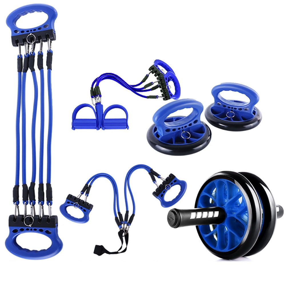 SPRING PARK Gym Equipment 5 in 1 Kit with Push UP Bar Hand Griper and ...