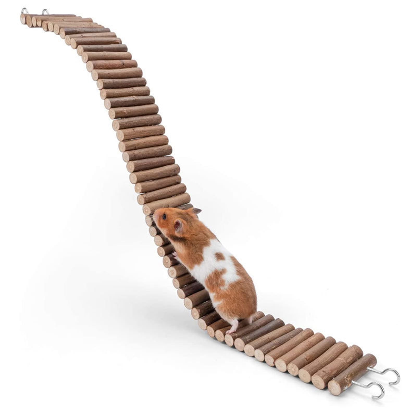 SPRING PARK Hamster Suspension Bridge Toy - Long Climbing Ladder for ...