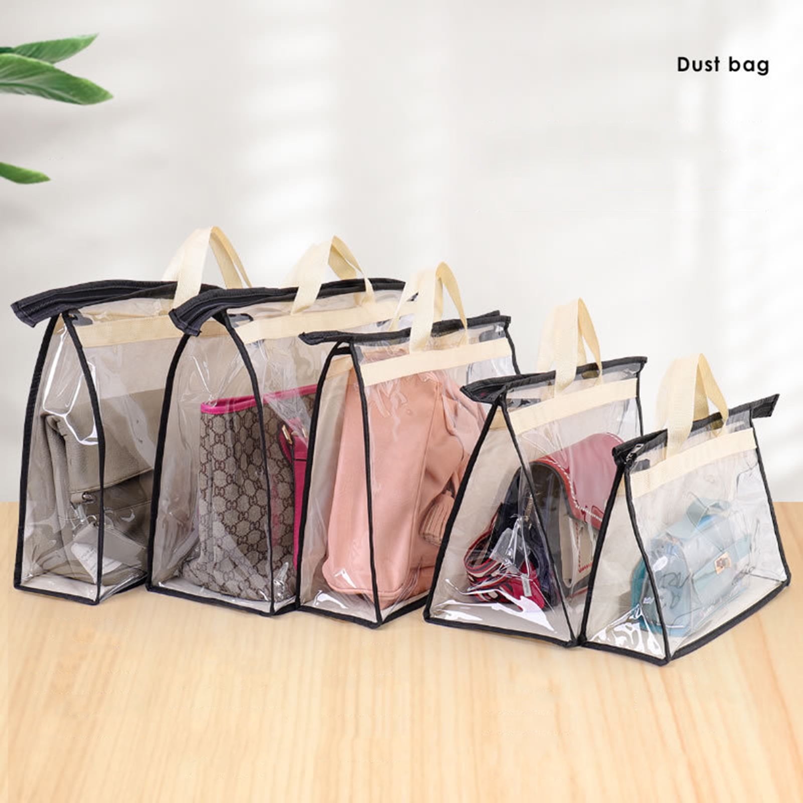 SPRING PARK Handbag Storage, Handbag Organizer Dust Cover Bag ...