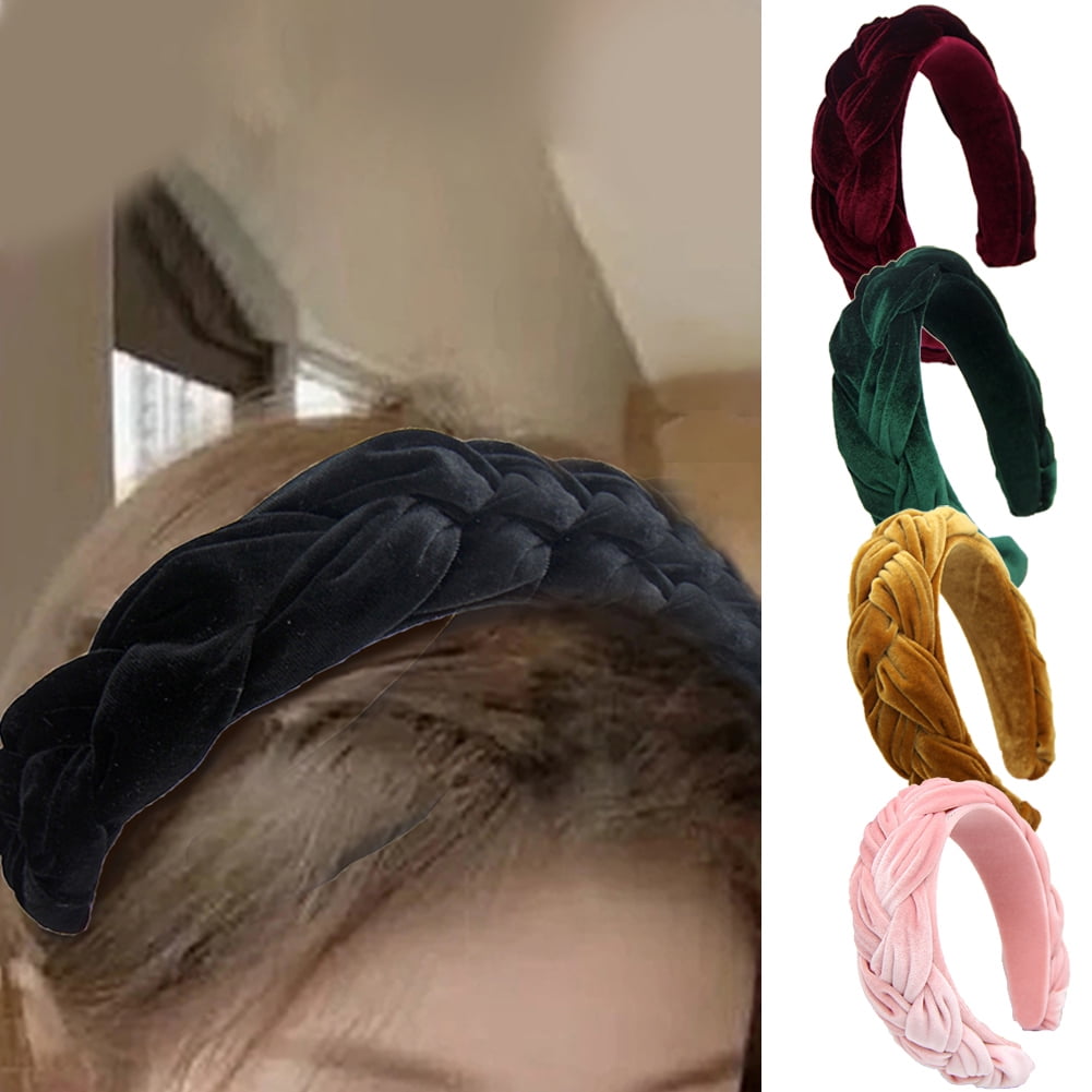 SPRING PARK Headbands Hair Hoop for Women, Wide Brim Headbands Wide ...
