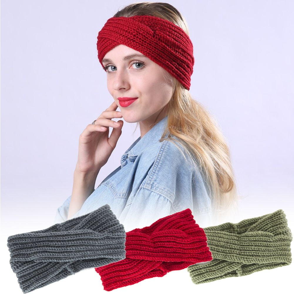 SPRING PARK Headbands for Women Twist Knotted Boho Stretchy Hair Bands ...